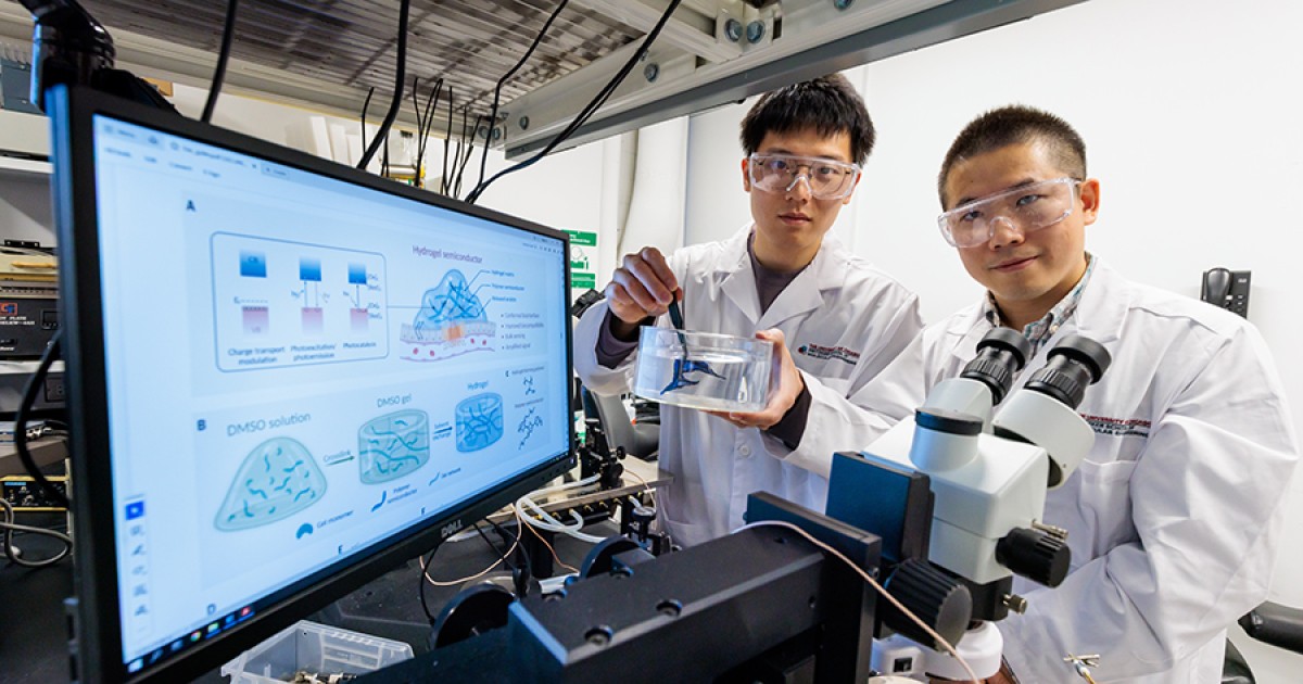 A new hydrogel semiconductor represents a breakthrough for tissue ...