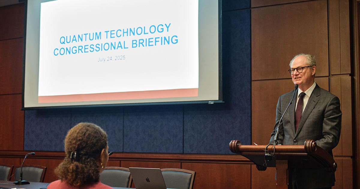 At Capitol Hill briefing, experts and officials say investment in quantum critical to future ...